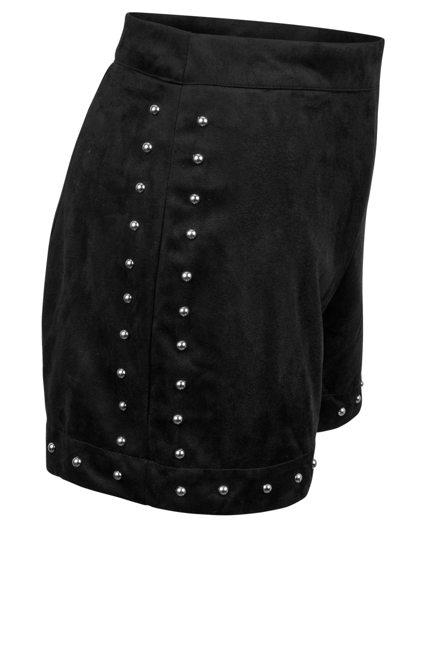 Raisonnel Black Studded Western Shorts | Pinto Ranch