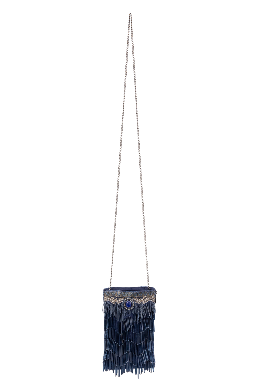 Mary Frances True Blue Phone Bag | Pinto Ranch