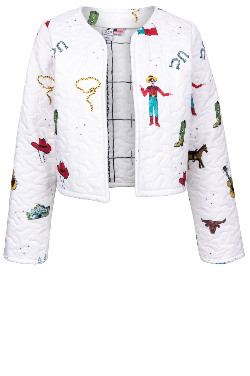 Ida Mae Texas Icons Cropped Western Jacket | Pinto Ranch