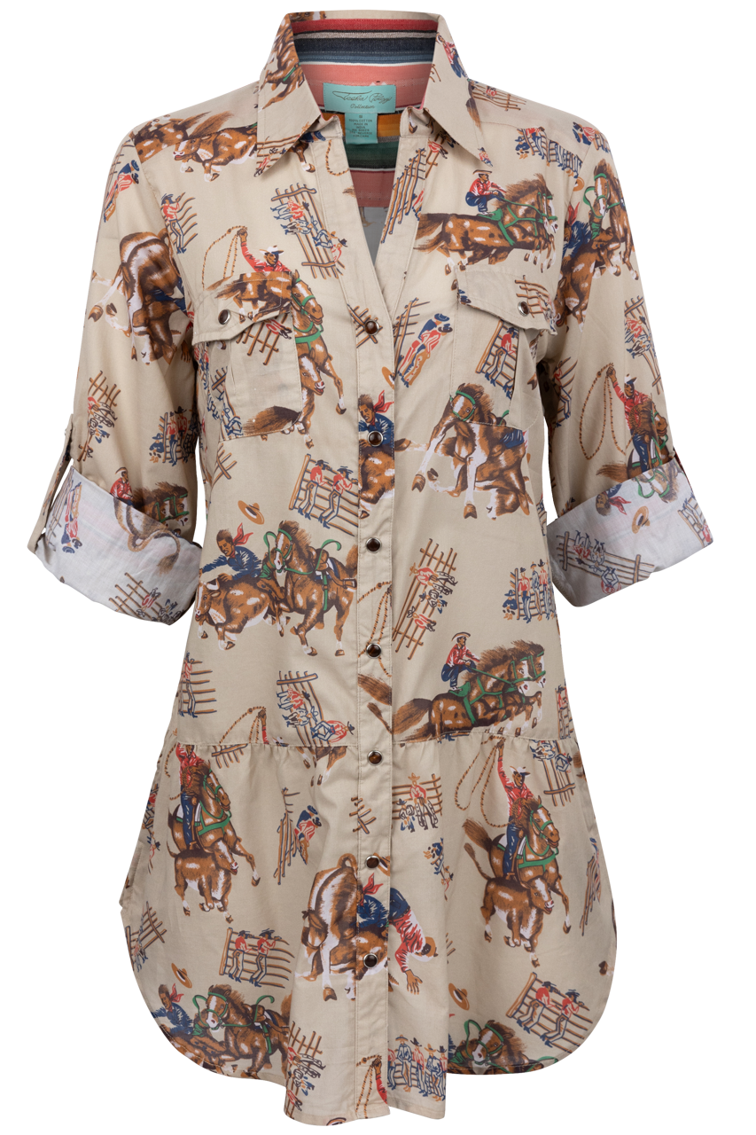 Tasha Polizzi Western Rodeo Print Tunic | Pinto Ranch