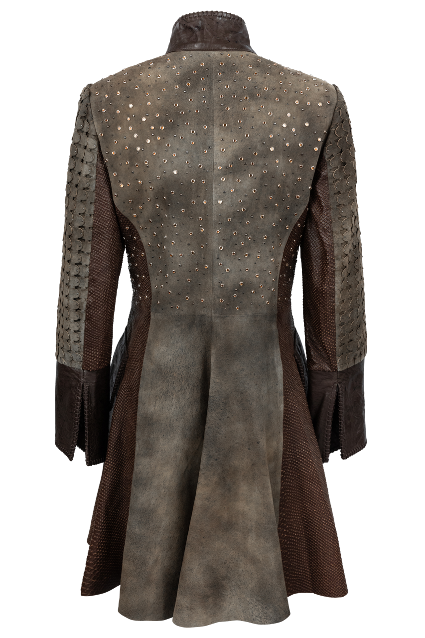 Pinto Ranch Long Frontier Western Royal Jacket | Pinto Ranch