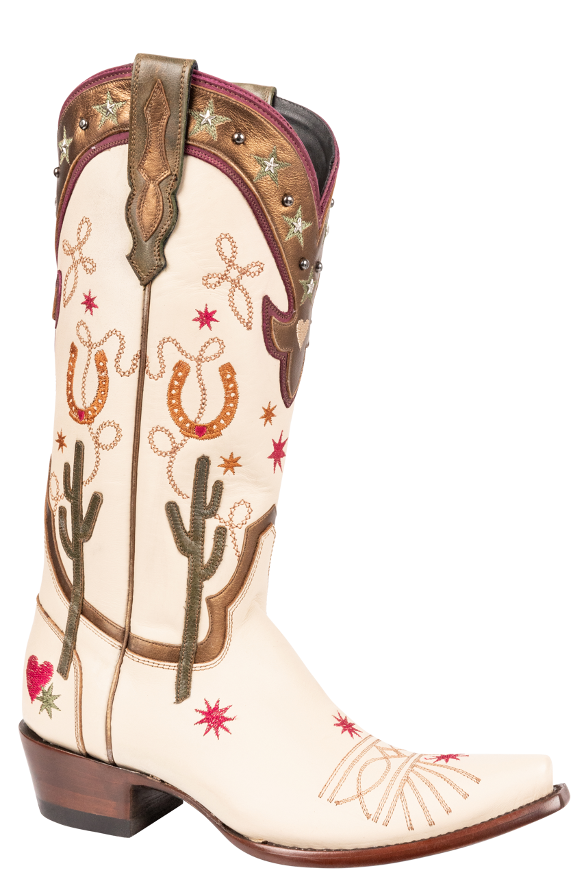 Old Gringo Cream Lasso Cowgirl Boots | Pinto Ranch