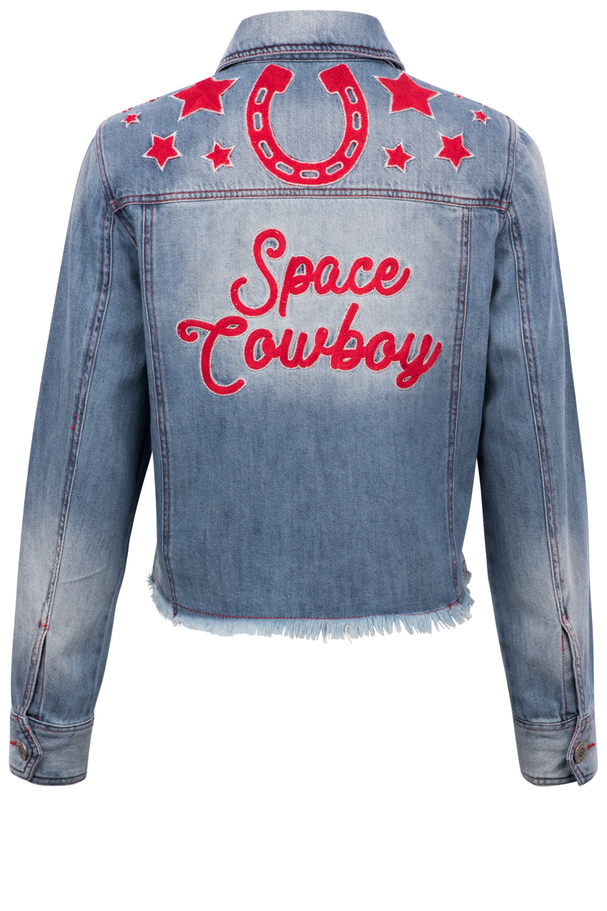 Double D Ranch Space Cowboy Western Trucker Jacket | Pinto Ranch