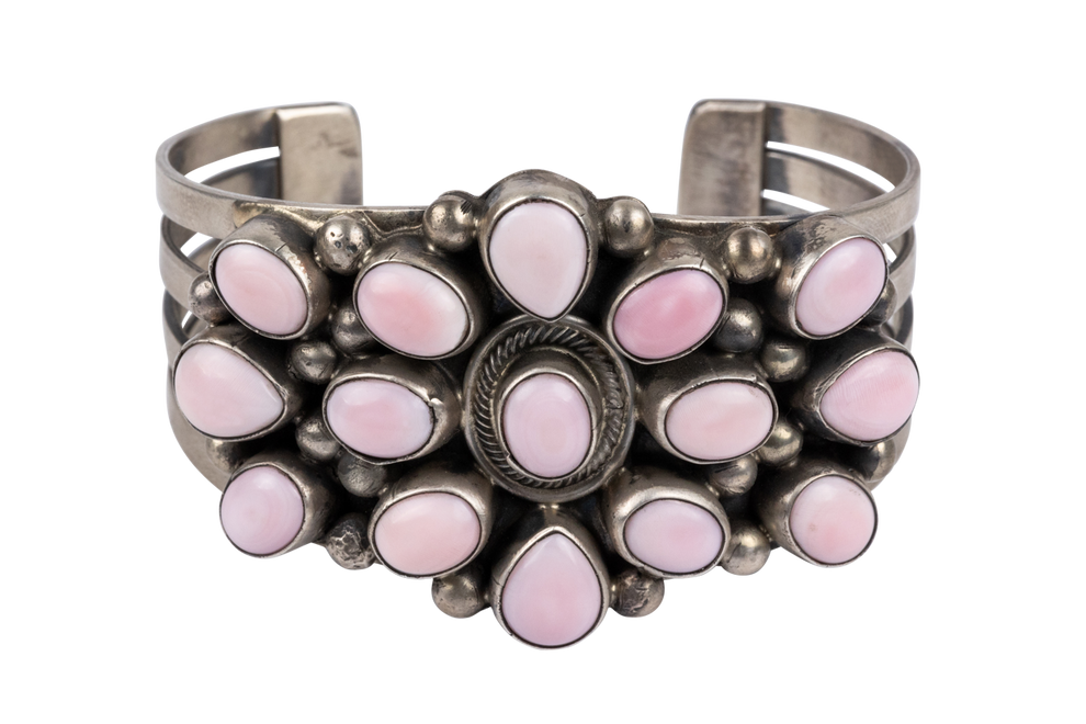 Pink Peruvian Opal Cuff Bracelet | Pinto Ranch