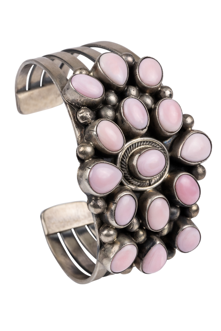 Pink Peruvian Opal Cuff Bracelet | Pinto Ranch