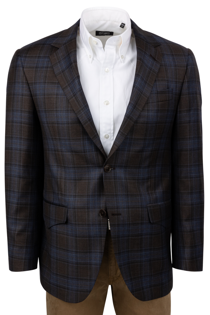 Pinto Ranch Charcoal Plaid Western Sport Coat | Pinto Ranch