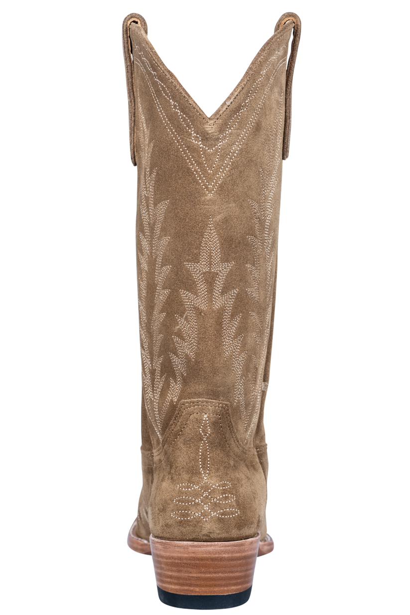 Old Gringo Women's Tan Suede Dutton Cowgirl Boots | Pinto Ranch
