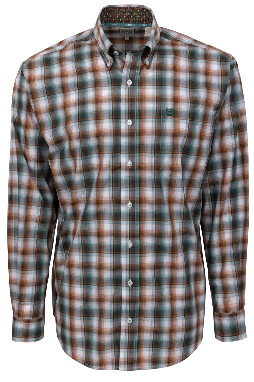 Cinch Multi-Plaid Button-Front Western Shirt | Pinto Ranch
