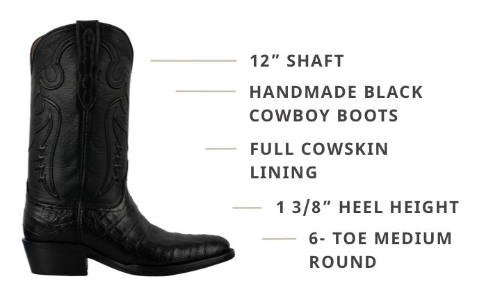 Black Jack Black Select Caiman Belly Cowboy Boots | Pinto Ranch Black Jack Black Select Caiman Belly Cowboy Boots | Pinto Ranch