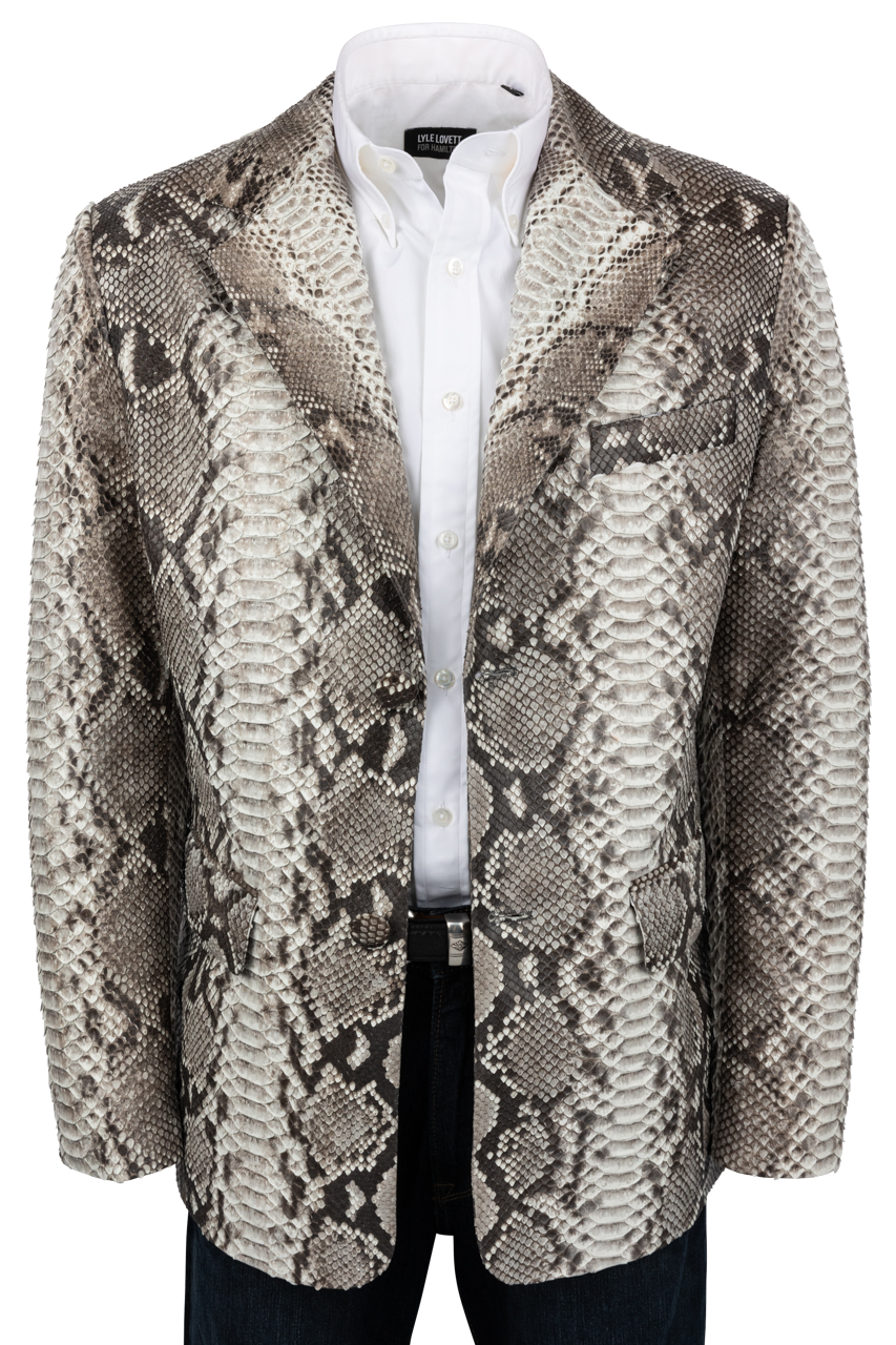 Pinto Ranch Natural Python Western Sport Coat | Pinto Ranch