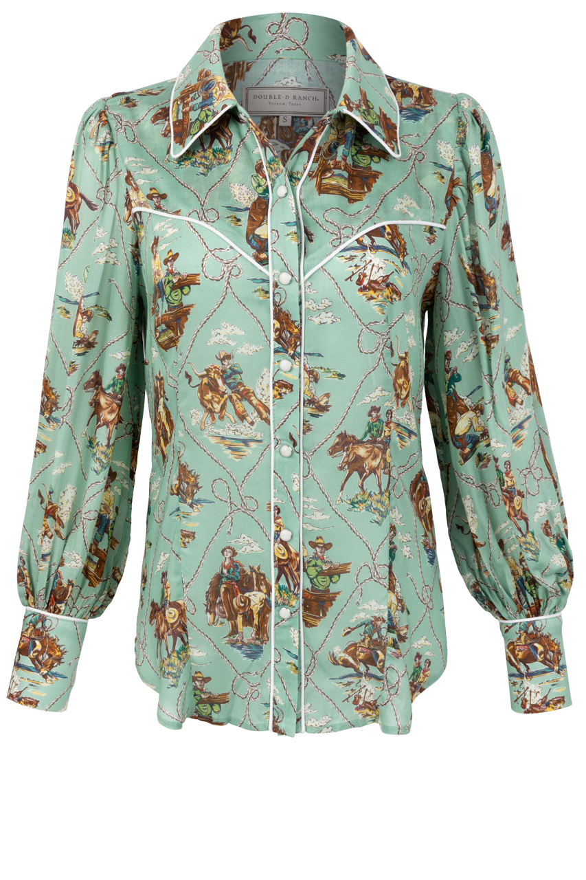 Double D Ranch Romance & Rustlers Western Top | Pinto Ranch