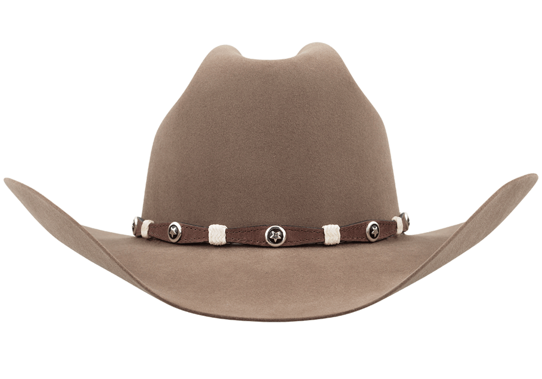 M&F Western Brown Leather Hat Band | Pinto Ranch
