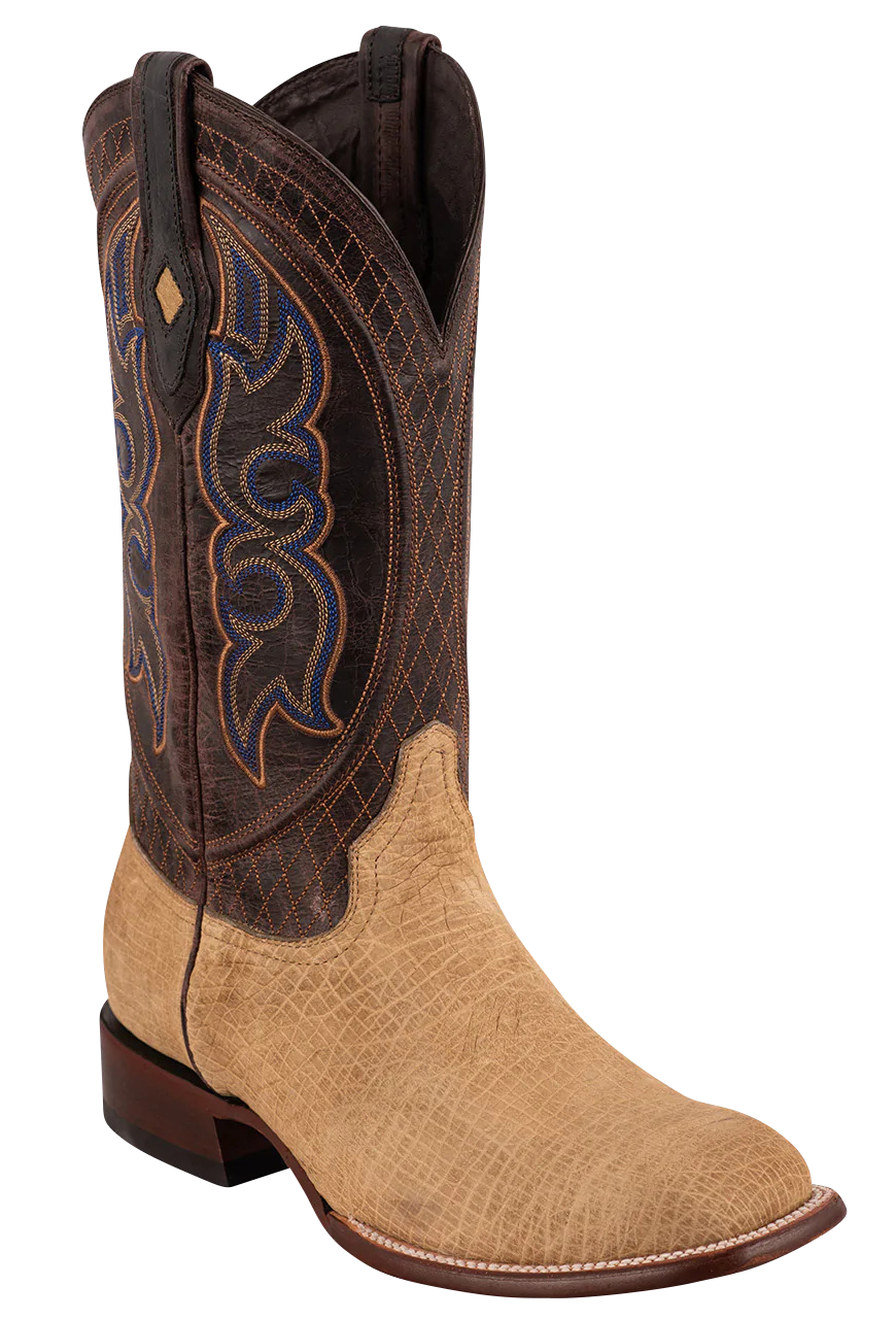 Stetson Men's Tan Hippopotamus Cowboy Boots | Pinto Ranch