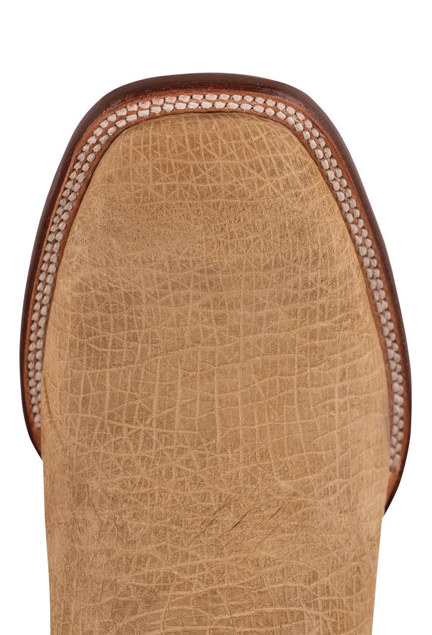 Stetson Men's Tan Hippopotamus Cowboy Boots | Pinto Ranch