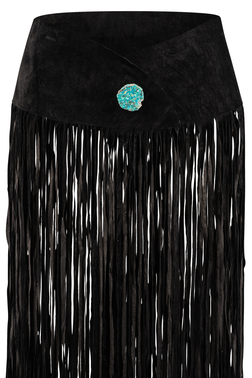 Pat Dahnke Long Fringe Western Belt | Pinto Ranch