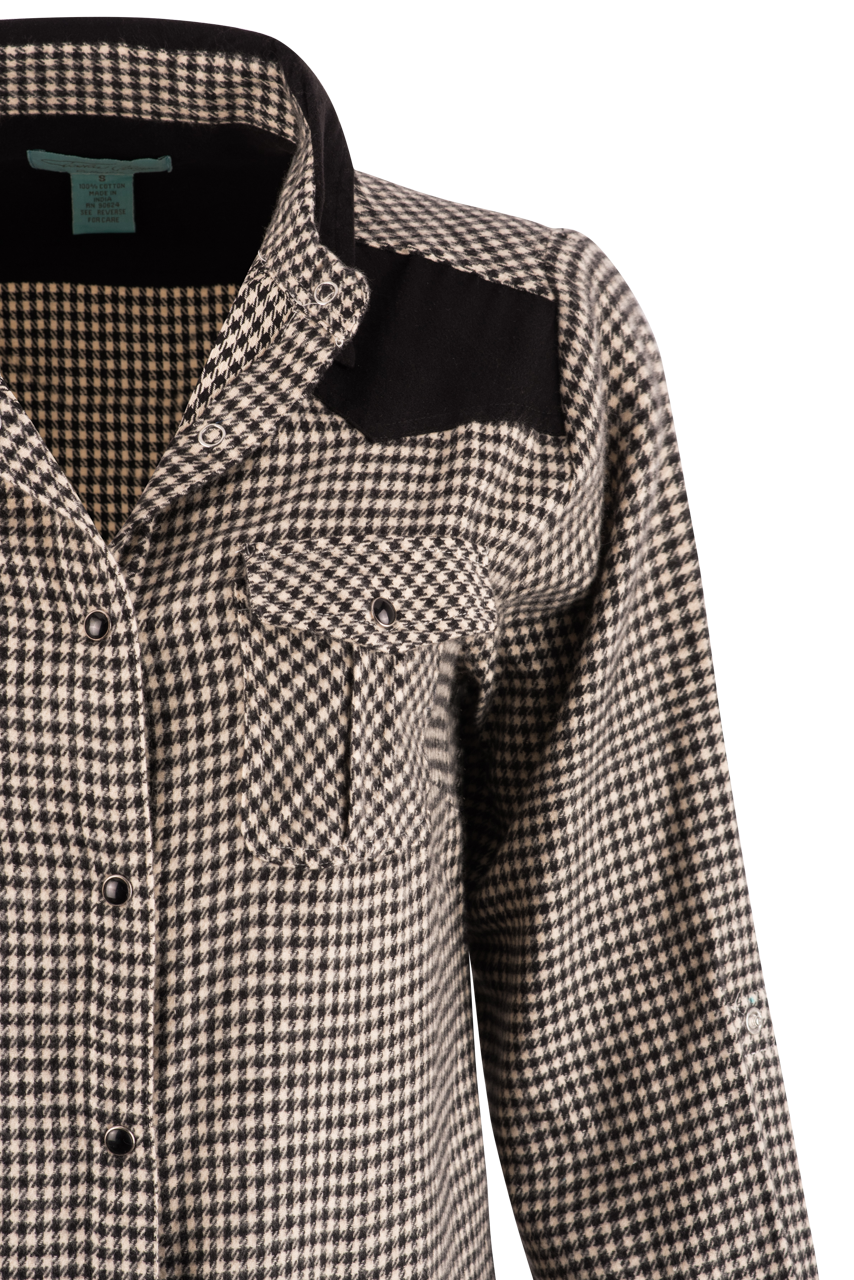 Tasha Polizzi Tall Grass Houndstooth Western Shirt | Pinto Ranch