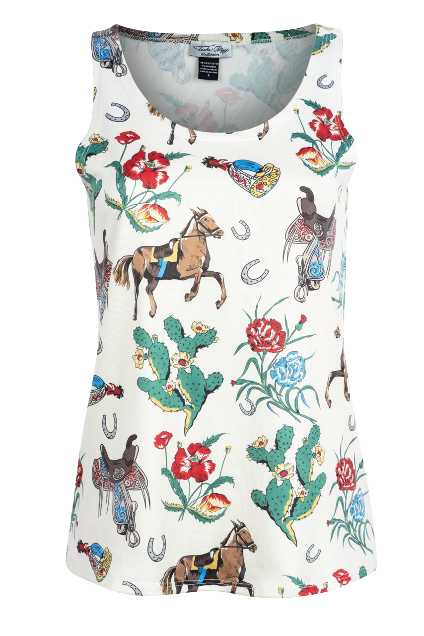 Tasha Polizzi Phoebe Western Tank Top | Pinto Ranch