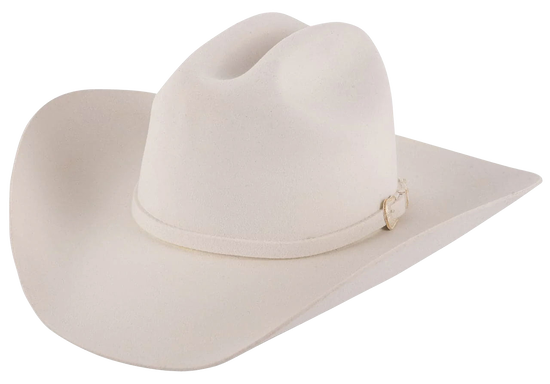 Stetson 3X Oakridge White Felt Cowboy Hat | Pinto Ranch