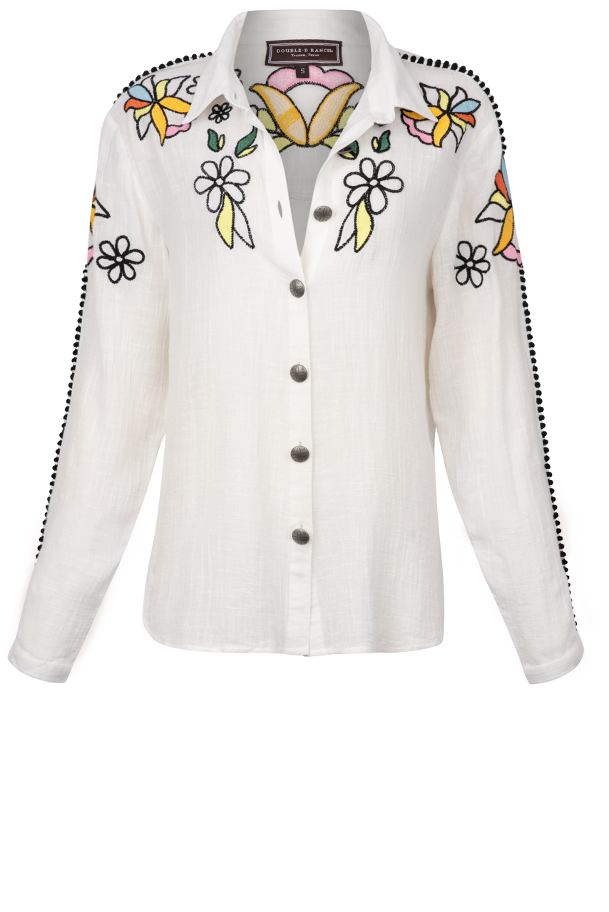 Double D Ranch Western Morales Blouse | Pinto Ranch